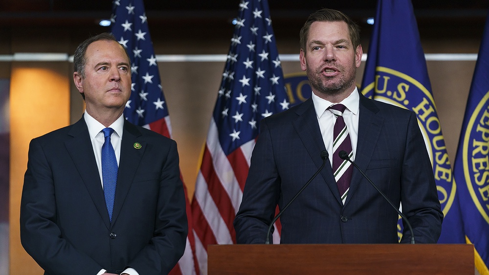 Swalwell blasts Trump’s rhetoric as ‘glorifying violence’