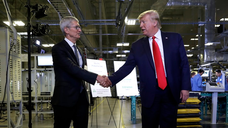 Trump, Apple relationship devolves with threats