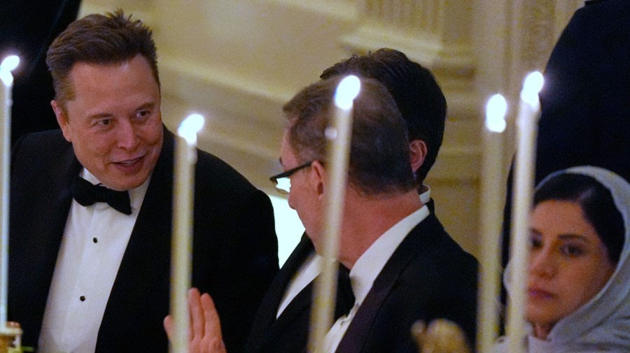 Elon Musk spotted at White House dinner for Saudi crown prince