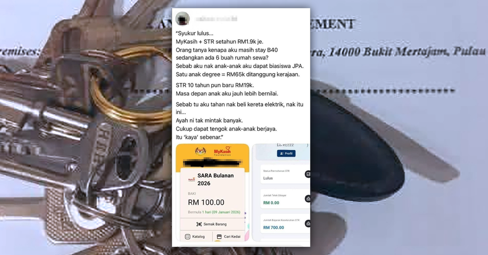 Kerajaan tarik balik bantuan STR & SARA selepas lelaki ini kantoi ...