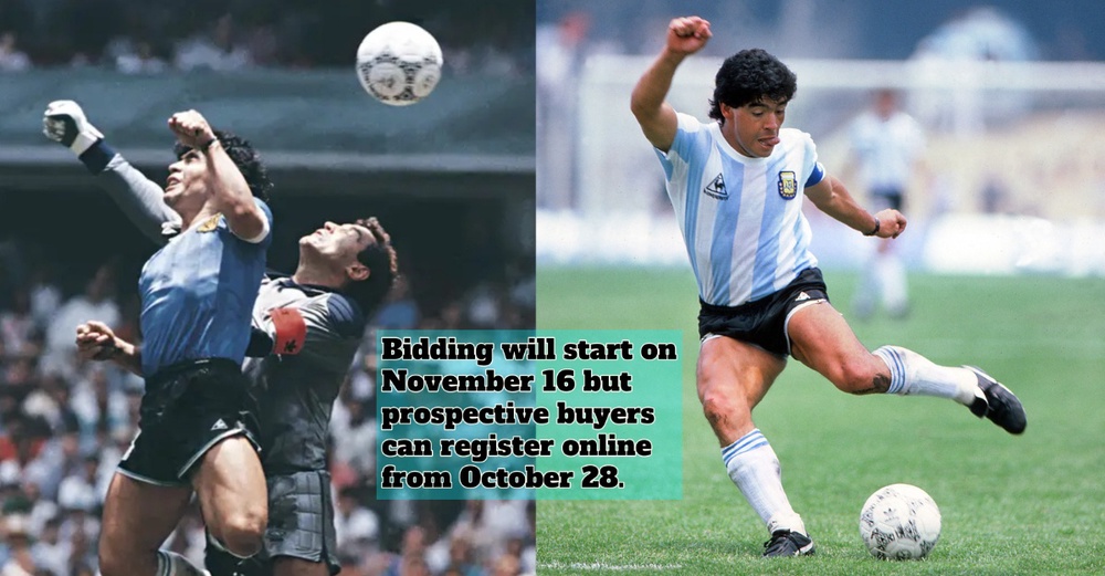 Maradona’s ‘Hand of God’ Ball To Go Up For Auction