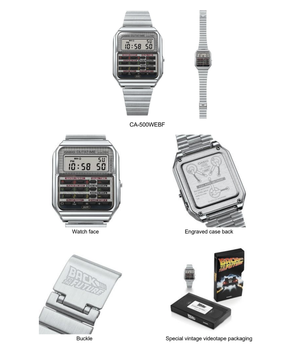 Casio Goes Back to the Future with a Retro Calculator Watch