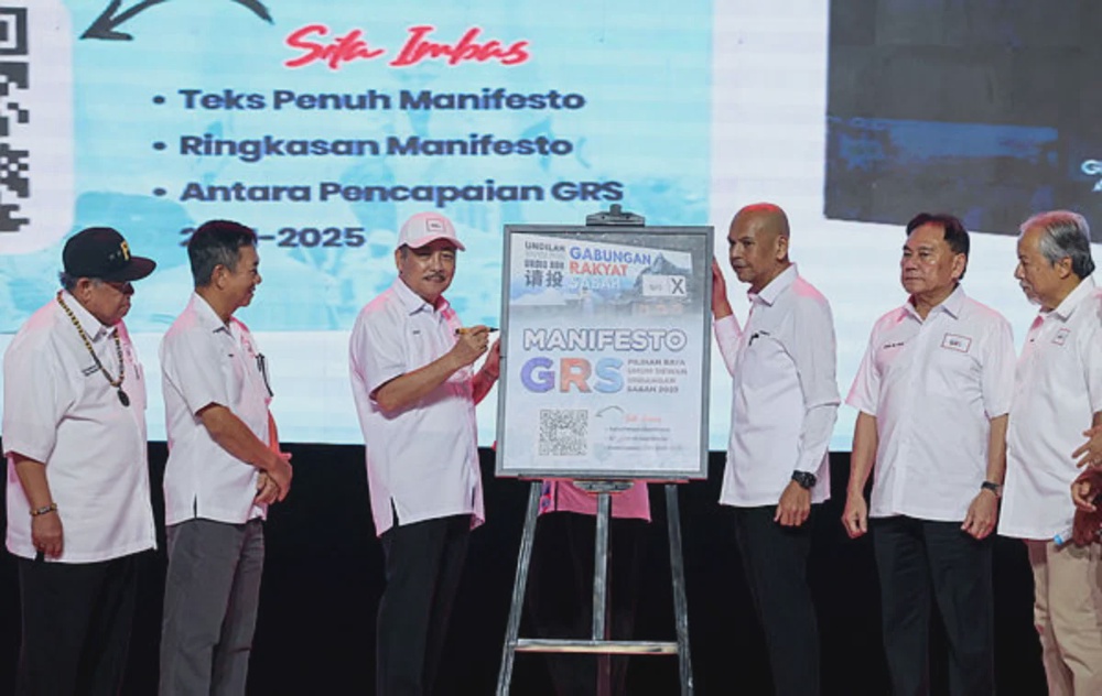 GRS launches holistic manifesto for Sabah state election