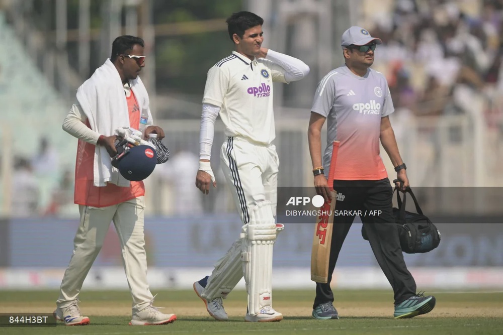 India captain Gill hospitalised, ruled out of South Africa Test