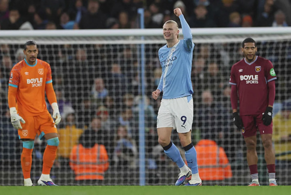 Haaland fires Man City top as Chelsea fight back to draw at Newcastle