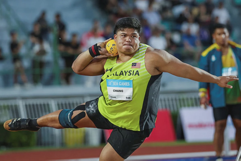 Jonah Chang smashes SEA Games record to win shot put gold