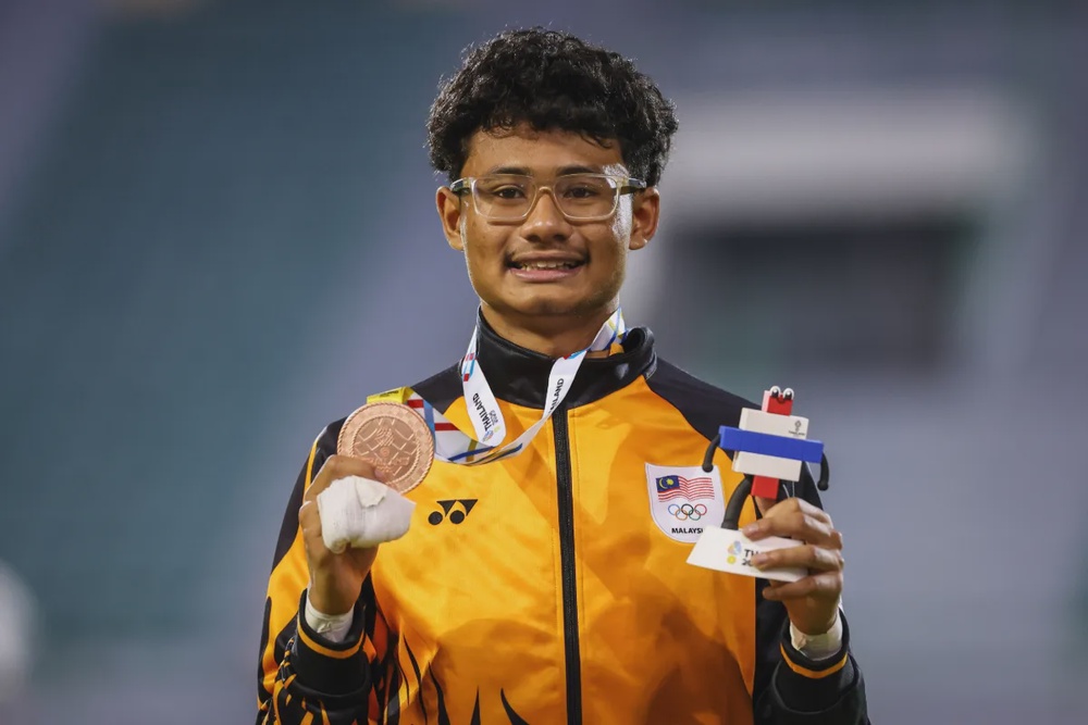 Danish Iftikhar wins SEA Games bronze, smashes national 200m record