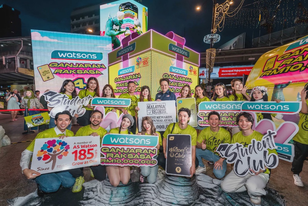 Watsons Malaysia unveils RM10mil “Ganjaran Raksasa” rewards campaign ...