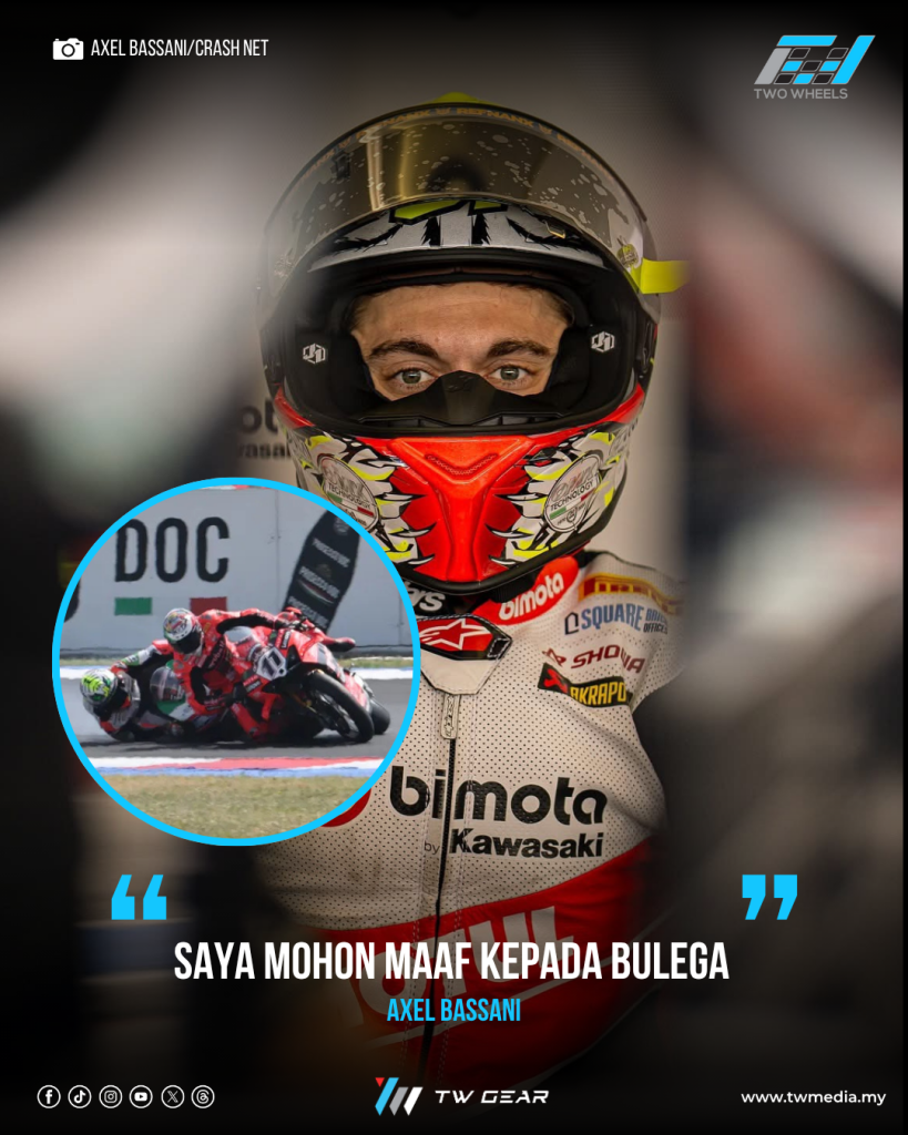 Axel Bassani mengaku bersalah dan memohon maaf.