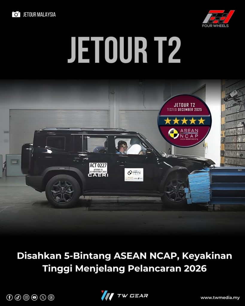JETOUR T2 Disahkan 5-Bintang ASEAN NCAP, Keyakinan Tinggi Menjelang ...