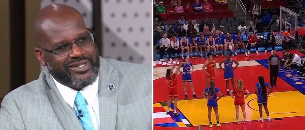 Shaq And Candace Parker Shared A Special Moment After Showing ...