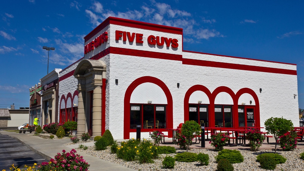 The Number of Five Guys in Every State [MAP]