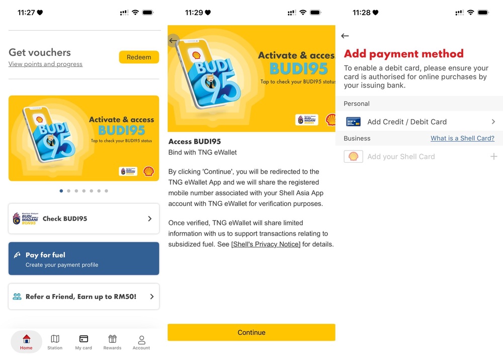 BUDI95 Kini Tersedia Dalam Aplikasi Shell, Ini Cara Aktifkan