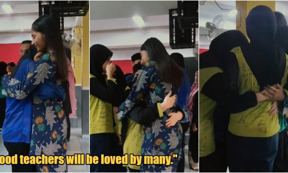 Heartwarming Video Shows Standard 6 Students Crying & Hugging Teacher ...