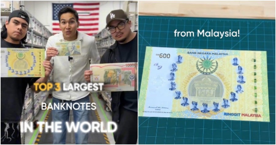 Malaysia’s Rare RM600 Note Named the World’s Largest Banknote & is ...