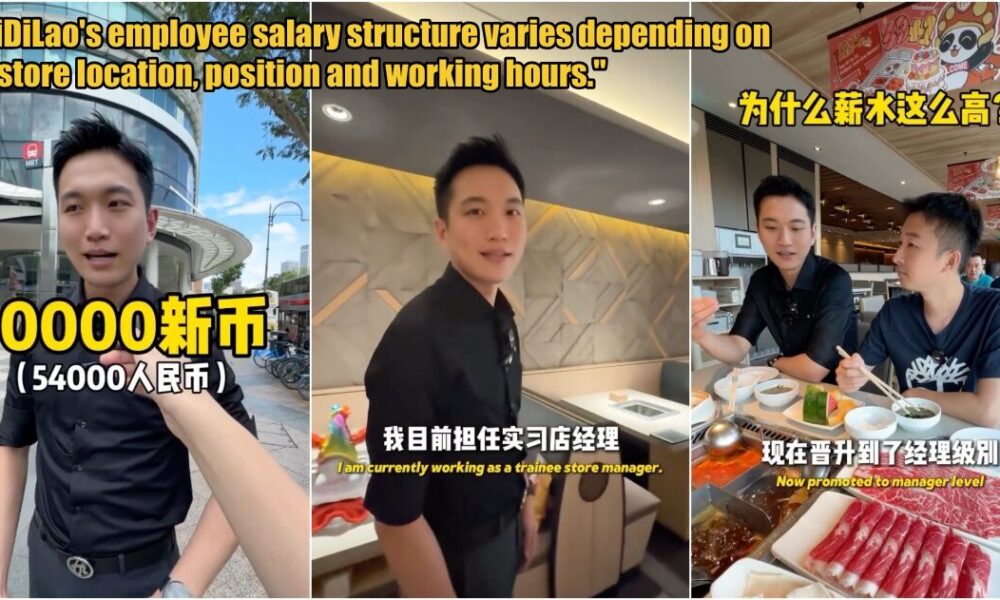 This Haidilao Store Trainee Manager in SG Earns a Whopping RM33,000 a Month