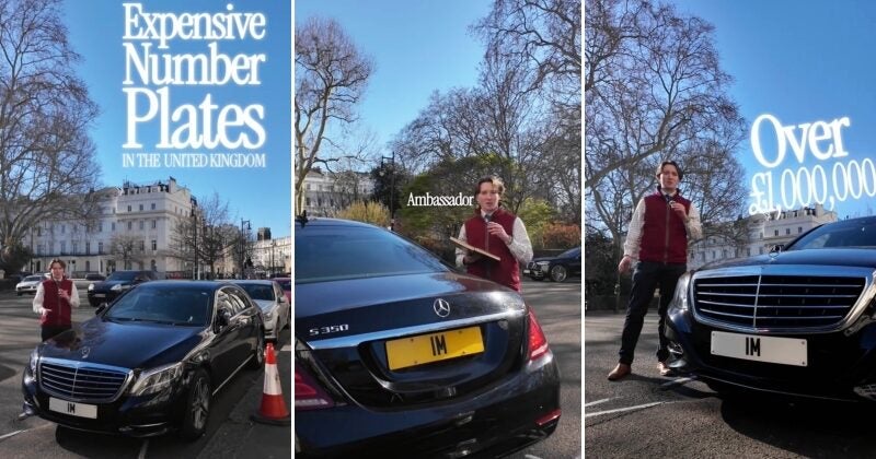 Malaysian Govt Owns The ‘1M’ Plate Number in the UK Worth Over RM5.7 ...