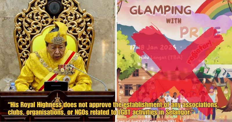 Selangor Sultan Orders Firm Action Against “Glamping with Pride” & Any ...