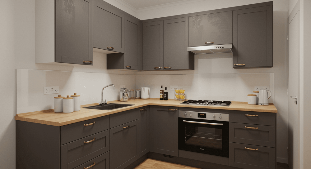 Custom Corner Cabinets As A Space-Saving Element Catered To Small-Sized ...