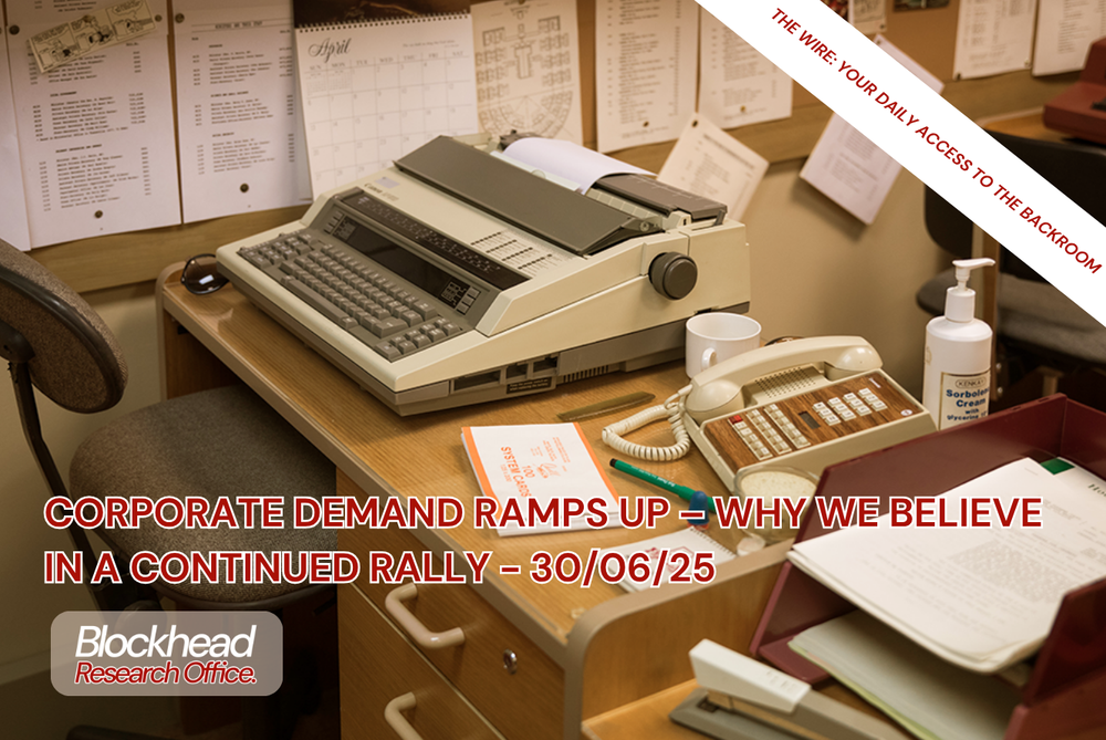 Corporate Demand Ramps Up – Why We Believe In A Continued Rally