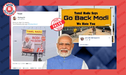 Morphed Images With Anti-Modi Slogans Viral As PM Visits Tamil Nadu