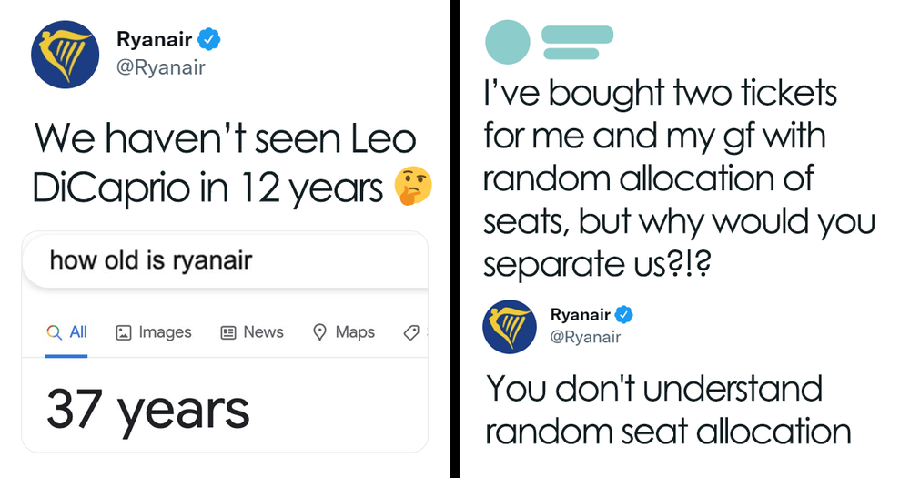 26 Of The Most Savage Roasts From Ryanair’s Social Media