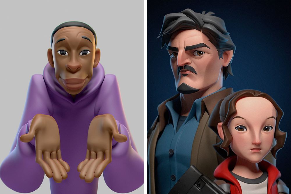 47 Pop-Culture Characters And Celebrities Recreated Into 3D Caricatures ...