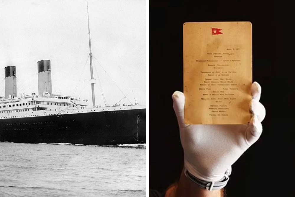 Recovered Titanic First-Class Menu Sheds Light On What Rich People Ate ...