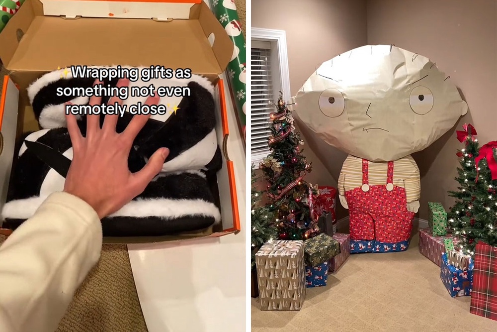 This TikToker Wraps Xmas Gifts To Look Nothing Like What They’re ...