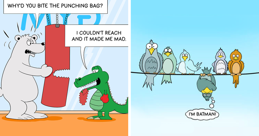 I Create Single-Panel Comics About Absurd Situations, And Here Are My ...