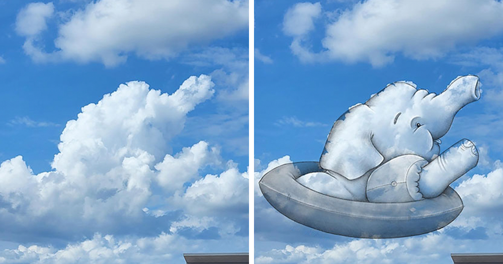 Does That Cloud Look Like An Elephant? Artist Creates 35 Illustrations ...
