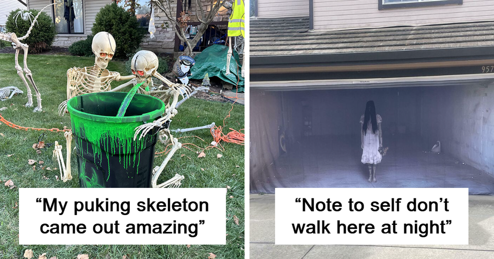 50 Times People Were So Proud Of Their Outdoor Halloween Decorations ...