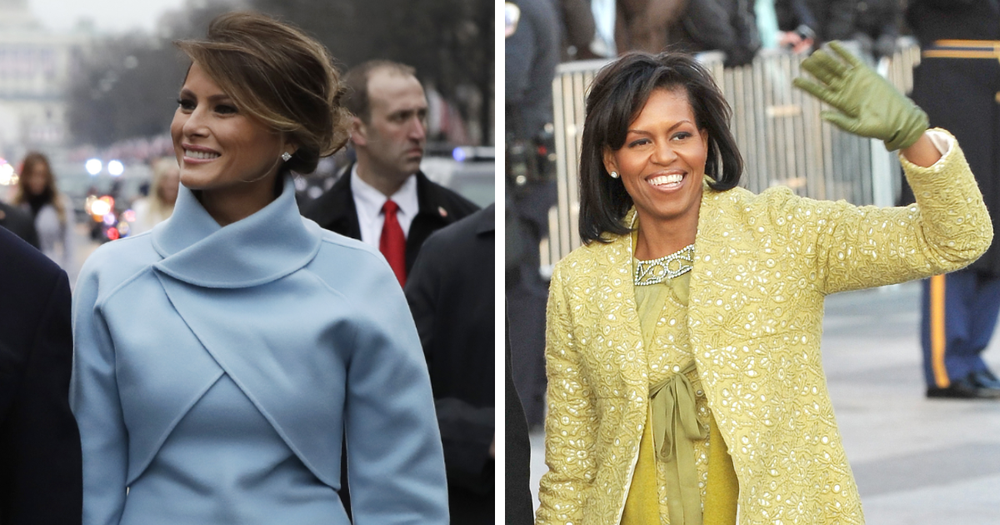 Netizens Compare Past First Ladies’ Inauguration Outfits After Melania ...