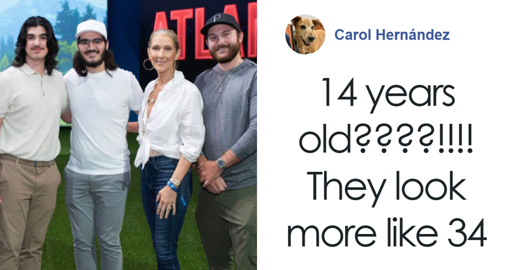 Céline Dion’s Twins, 14, Spark Real Age Debate After Appearing With ...