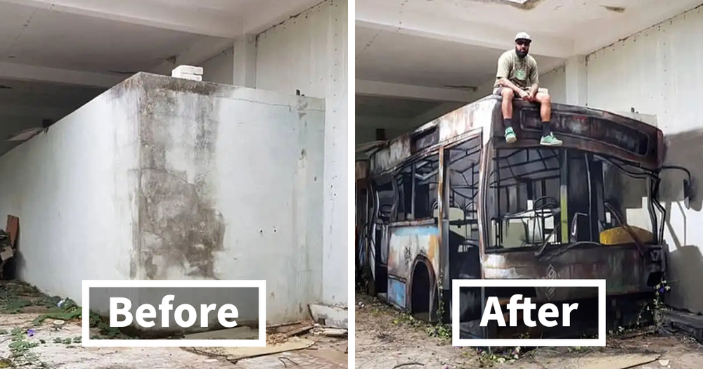 25 Optical Illusions Created By These Incredible Street Artists