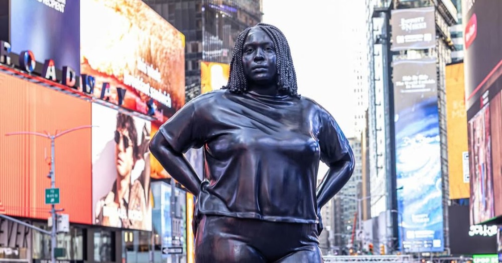 “Tear It Down!”: Statue Of Black Woman In NYC Times Square Ignites Debate