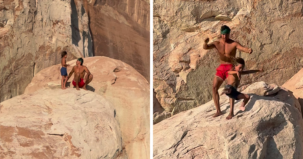 “Tough Love”: Dad Who Threw 7YO Son Off Cliff Breaks Silence Amid Viral ...