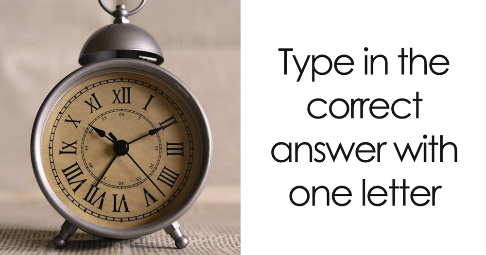 Only People With A Great Memory Can Type The Right Letter For All 26 Clues