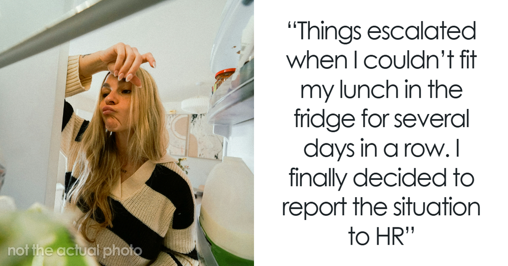 Woman Hijacks An Entire Fridge At Work, Doesn’t Take Confrontation From ...