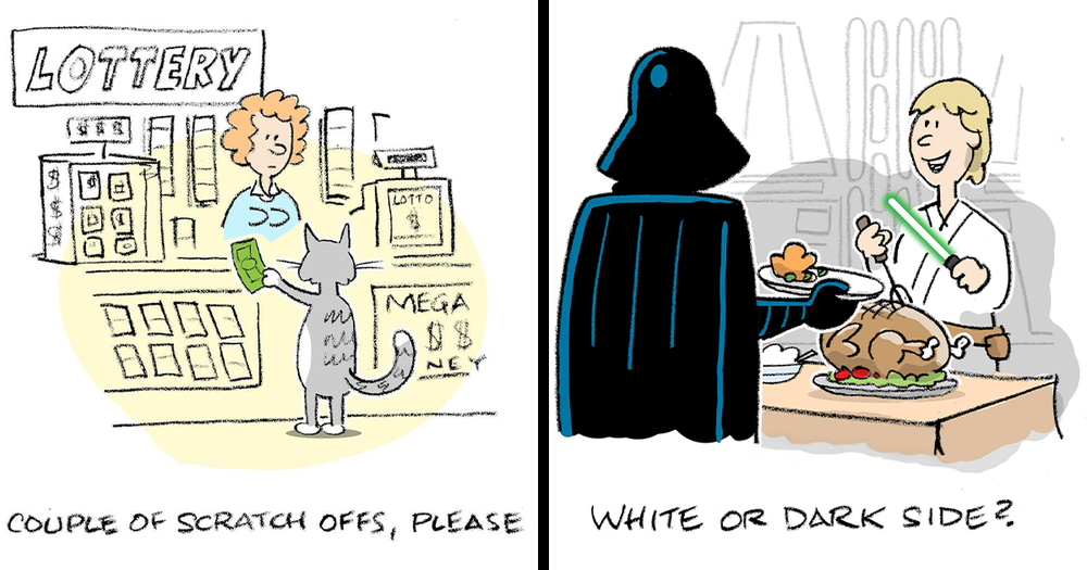 50 Absurdly Funny Single-Panel Cartoons From Joe Lennon