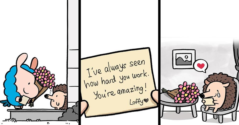 21 Wholesome Comics By Chris Yang About A Llama And A Hedgehog’s Friendship