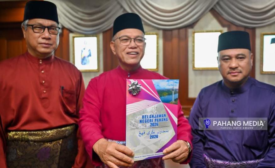 Belanjawan 2026: Pahang sasar kutipan hasil RM1.279 bilion