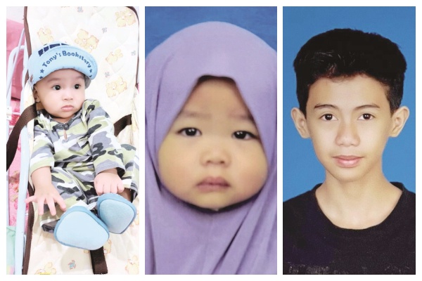 Looking for the next of kin of three children