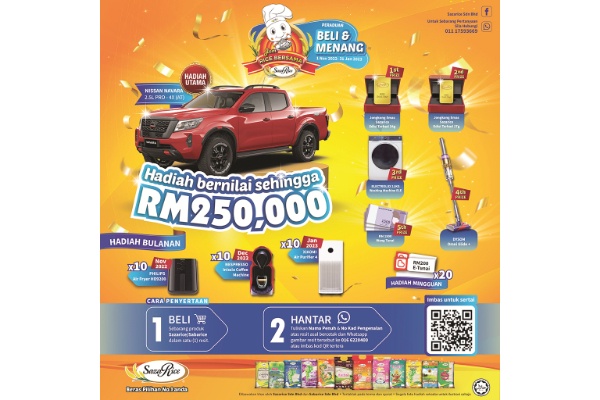 RM250,000 up for grabs in Sazarice contest