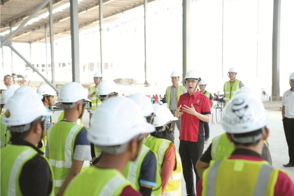 Solar glass factory 50pc completed