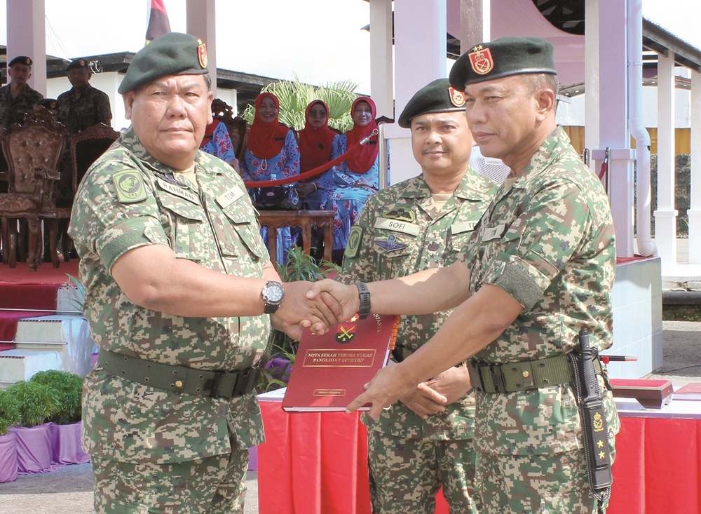 Major Malek Razak assumes command of Fifth Infantry