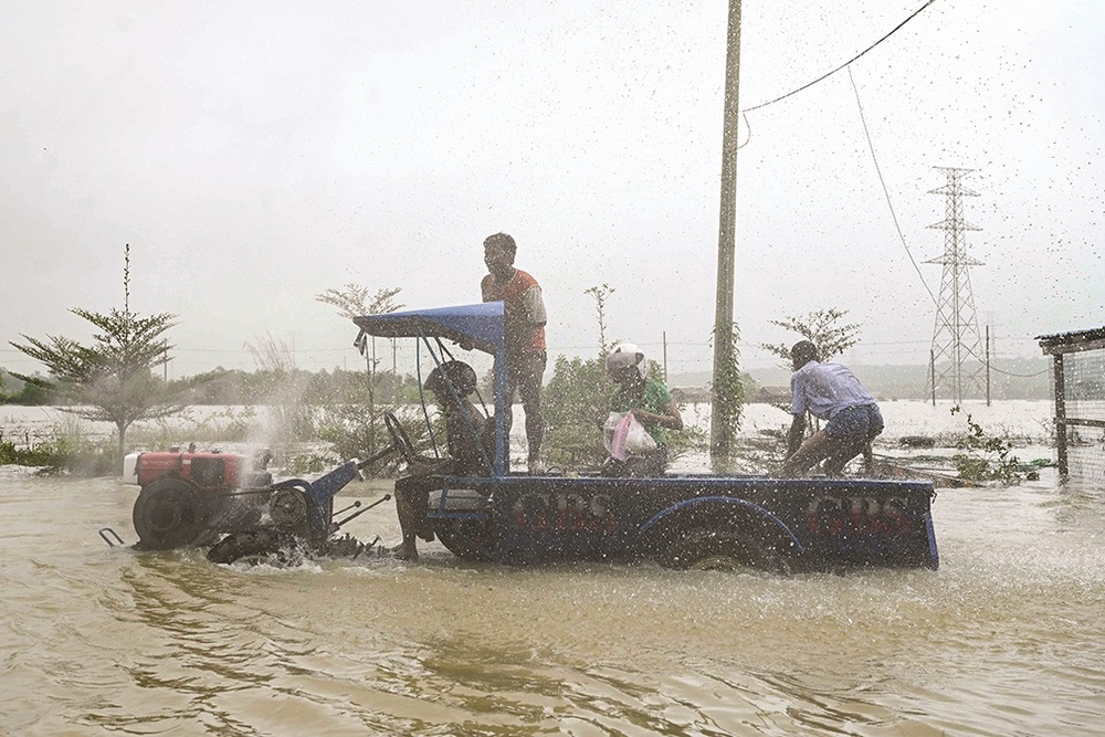 Record October rain brings floods to Myanmar