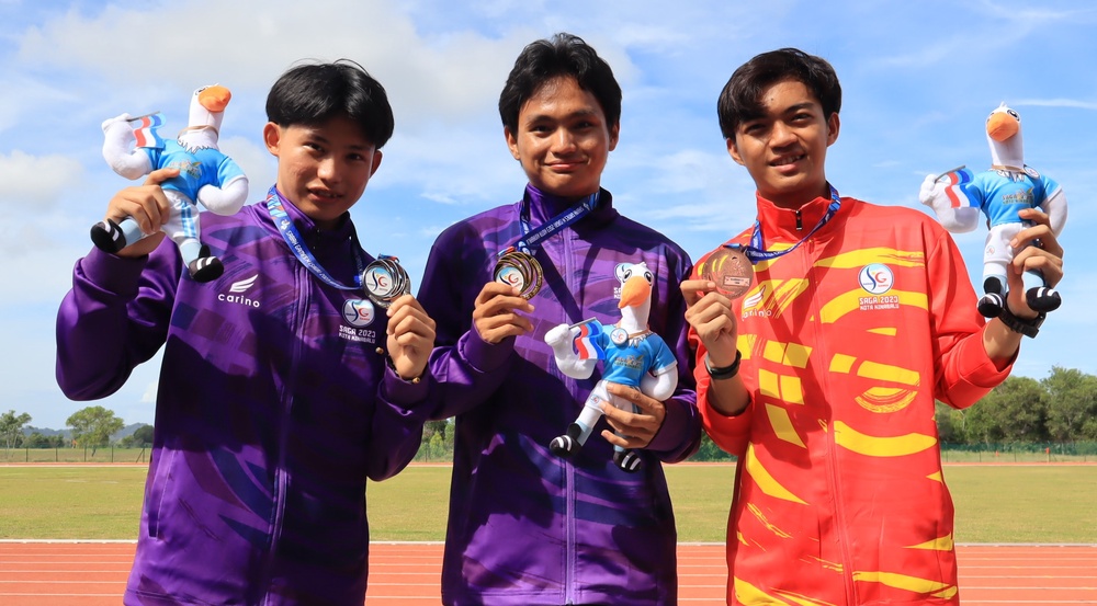Sabah Games: Hanssen sprints to 100m gold