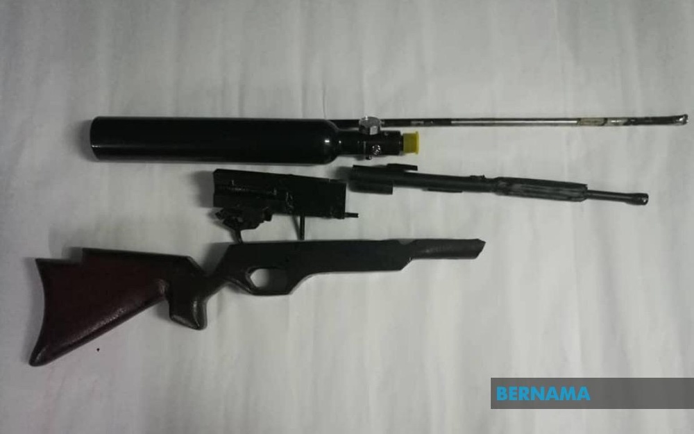Homemade guns seized in Tawau