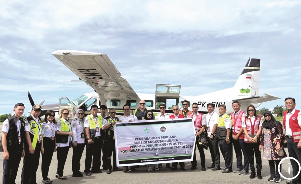 15 trailblazer flight routes from Papua